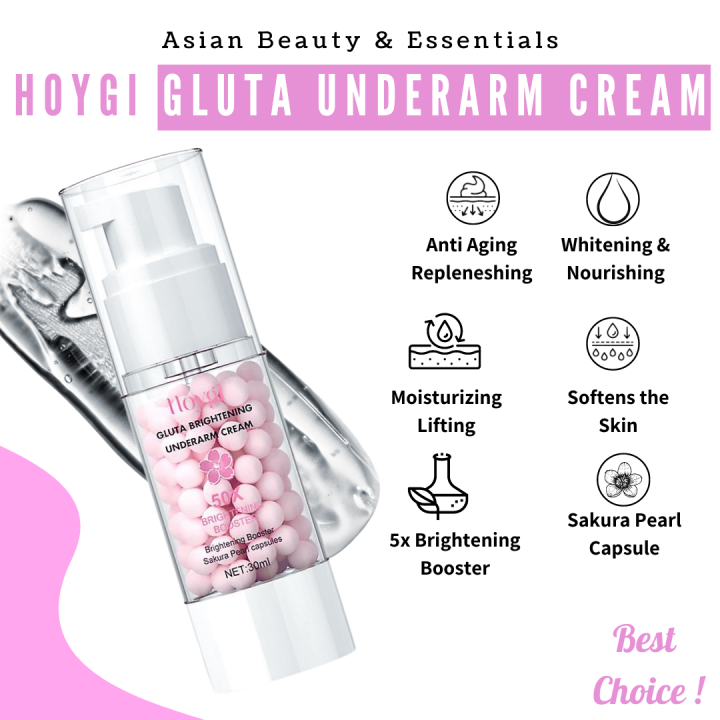FAST EFFECTIVE Gluta Brightening Underarm Whitening Cream Glutathione ...