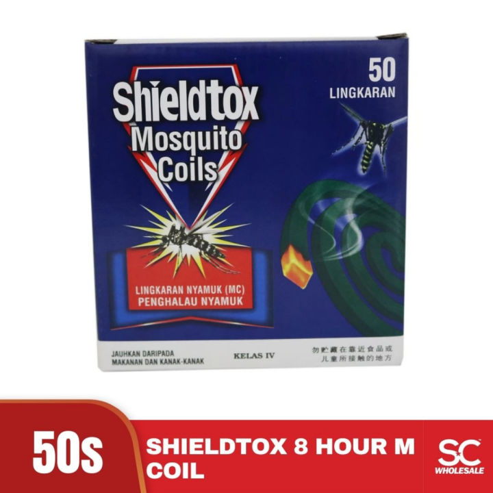 Shieldtox 8 Hours Mosquito Coil 50s | Lazada