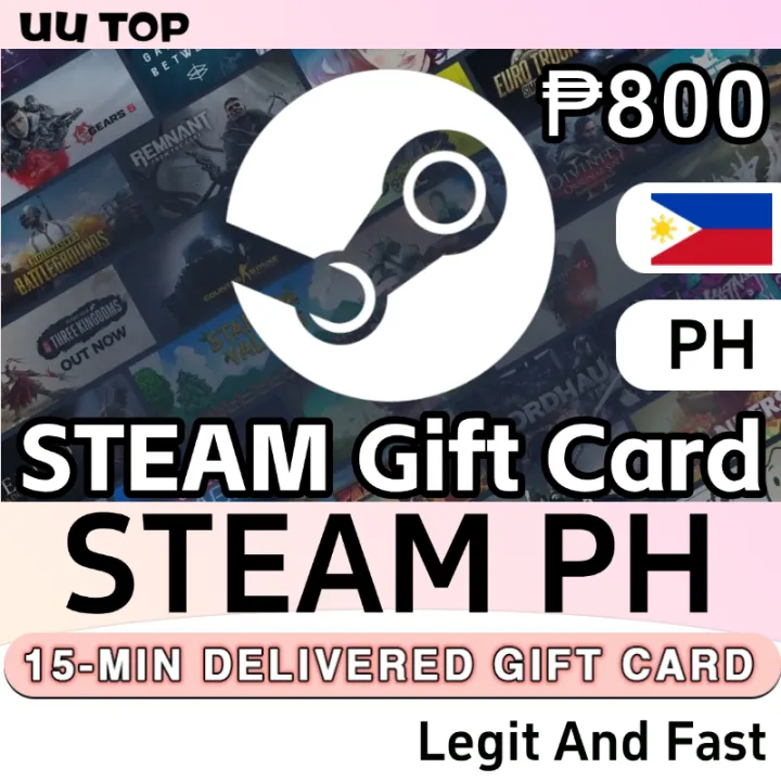 Steam Gift Card ₱800 PH Steam Wallet Steam Card Philippines Steam ...