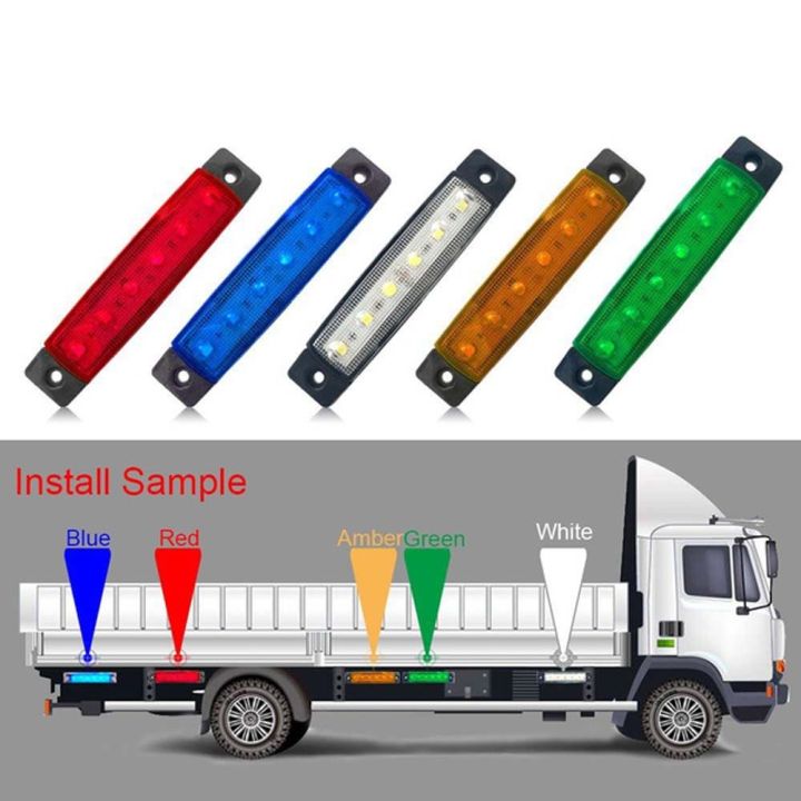 Lorries Boat Side Marker Indicator Lamp Rear Lights Truck Trailer Car ...