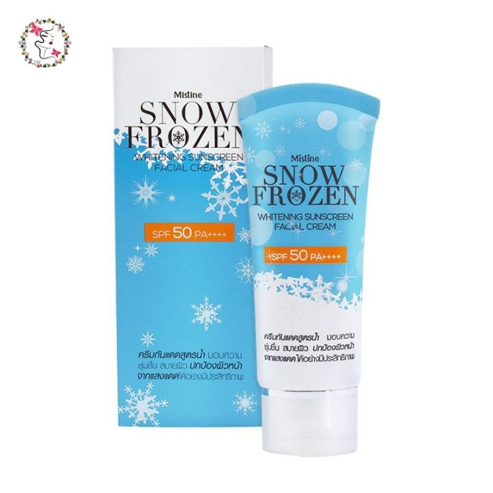 ครีมกันแดด ผิวหน้า สูตรเย็น มิสทิน สโนว์ โฟรเซ่น Mistine Snow Frozen ...
