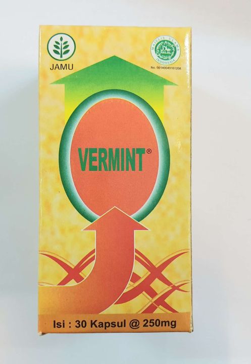 Vermint isi 30 kapsul | Lazada Indonesia