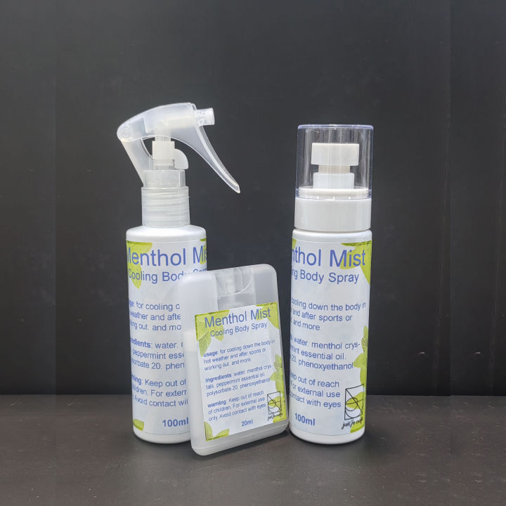 Menthol Cooling Body Spray with Peppermint, 20 / 100ml | Lazada PH