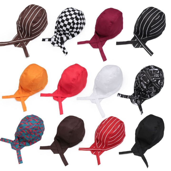 OKDEALS Fashion Restaurant Cooker Catering Hotel Skull Caps Cook Hat ...