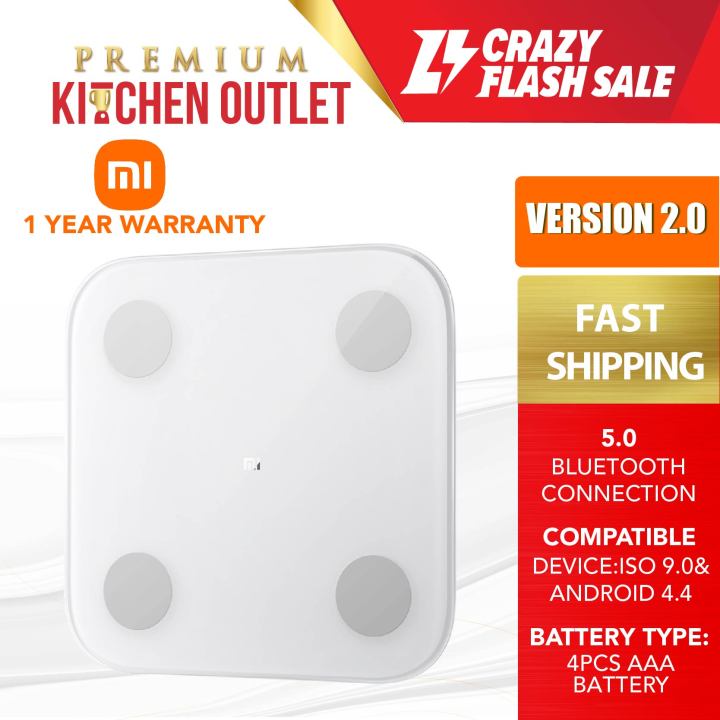 Xiaomi Mi Body Composition Smart Scale 2 V2 w Digital Led Display Mi ...