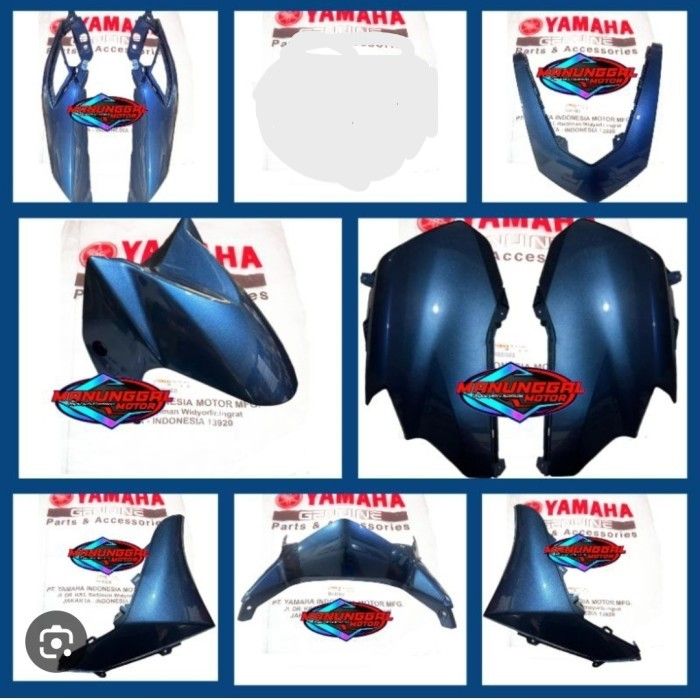 Full Set Body Halus B6H Biru Metalik Glossy Nmax New Baru Bodi Original ...