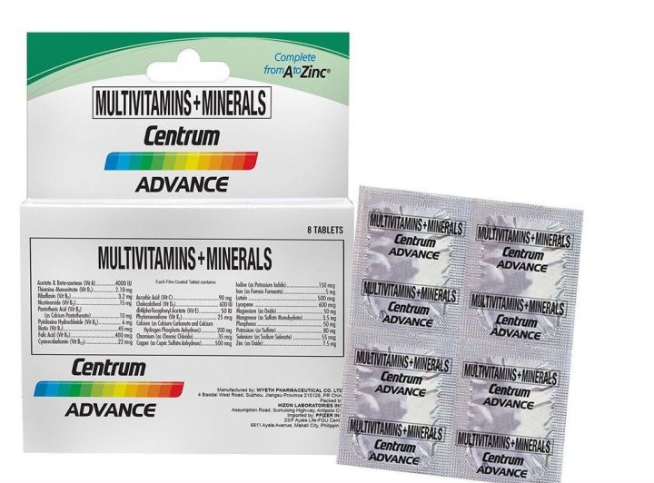 Centrum advance tablet multivitamins for below 50 years old 12 tablets ...