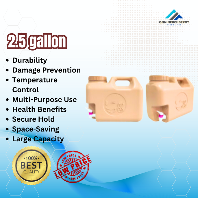 (2.5gal) water container WATER CONTAINER / GALON / AESTETIC COLOR GALON ...