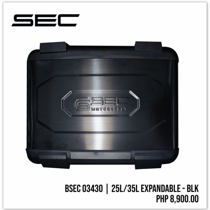 SEC expandable top box 30/40 liters | Lazada PH