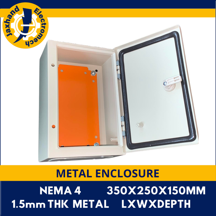 Metal Enclosure 350mm(L) X 250mm(W) X 150mm(D), IP65 / Metal Box ...