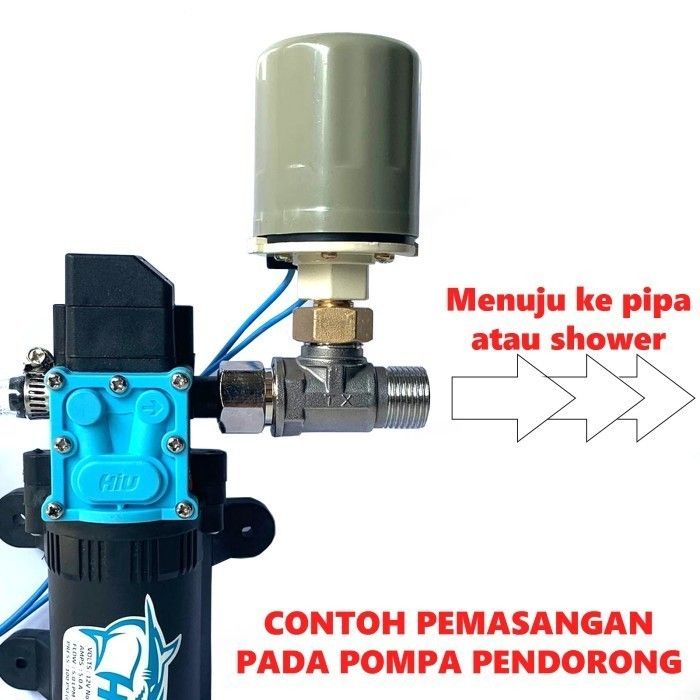 Pompa Pendorong Otomatis Serbaguna Dilengkapi Pressure Switch | Lazada ...