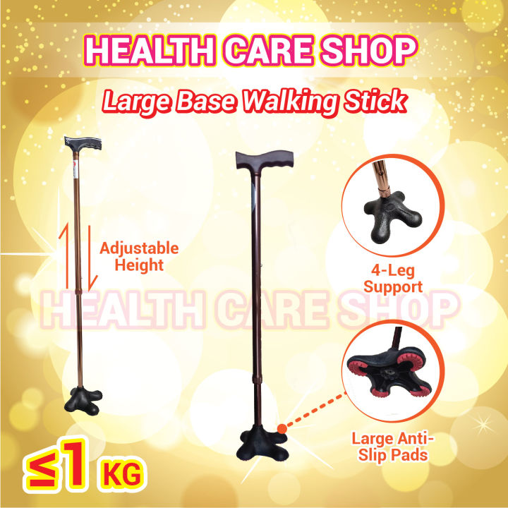 Aluminium Lightweight Large Base Walking Stick | Lazada