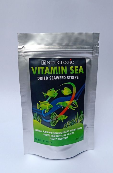 Nutrilogic ®️ Seaweed Algae Marine Fish Freshwater Fish Food | Lazada PH