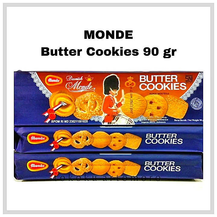 Monde Biskuit Butter Cookies 90 gr - Kue Pilihan Keluarga - Kue Lebaran ...