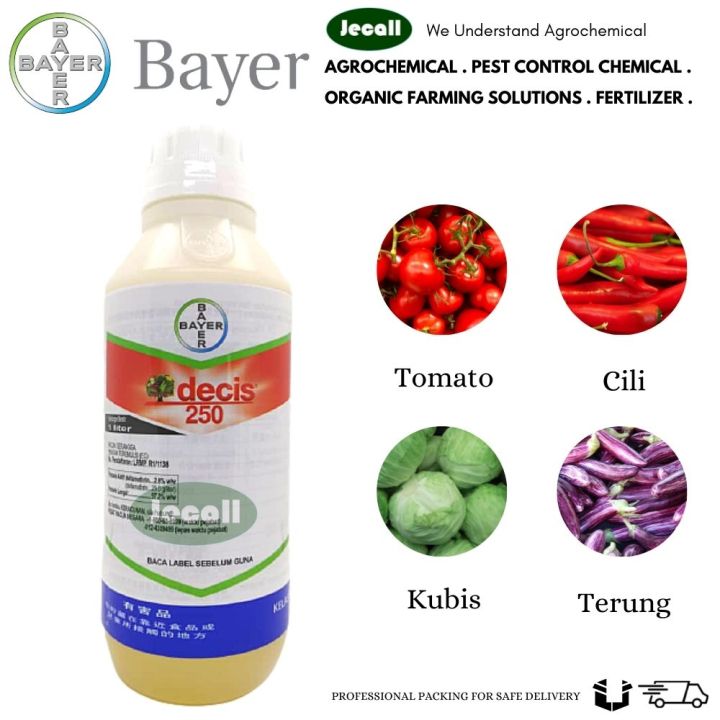 Bayer Decis® 250 1 Liter / Deltamethrin 2.8% / Ulat Plutella / Ulat ...