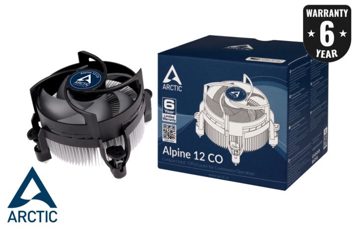 Arctic Alpine 12 CO Intel CPU Cooler (92mm Fan, Intel LGA socket ...
