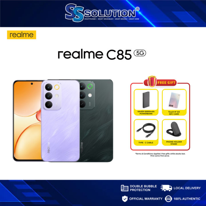 Realme C85 4G / 5G 16(8+8GB Extened RAM +256GB ROM) 6.8” 144Hz Eye ...