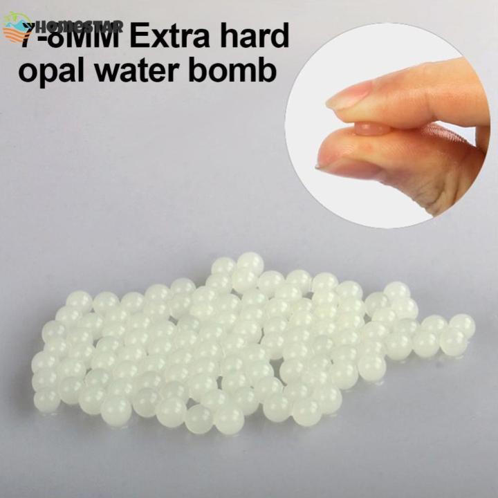 Homestar 7-8MM Toughened And Strengthened Milky White Water Bullets For ...
