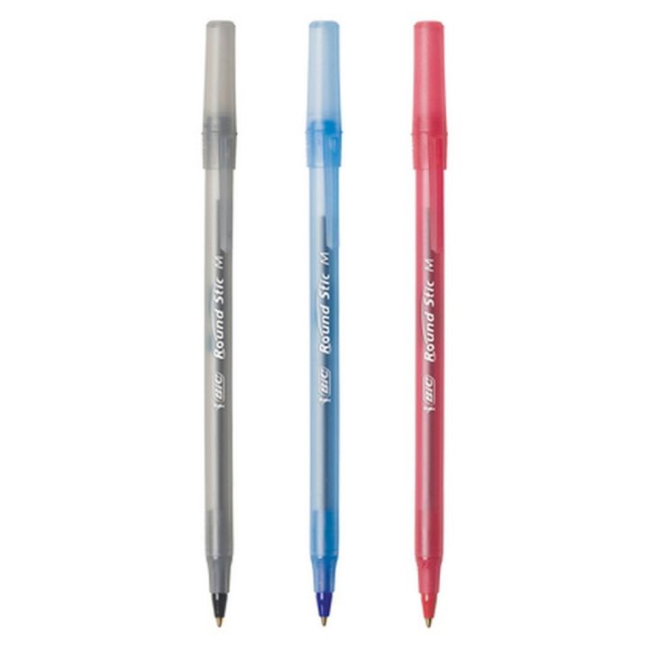Bic Round Stic Xtra Life Fine Medium Point Ballpoint | Lazada Indonesia