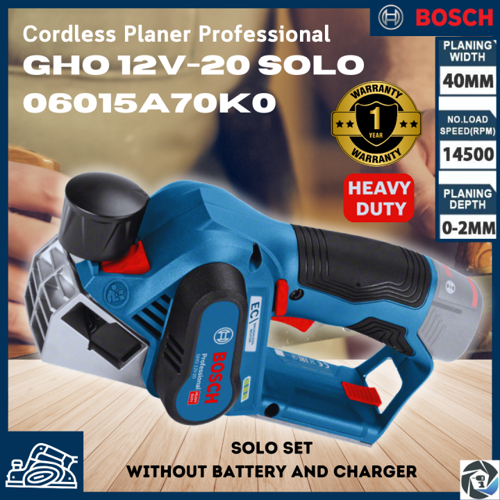 BOSCH 12V Cordless Planer GHO 12V-20 Professional 06015A70K0 Heavy duty ...