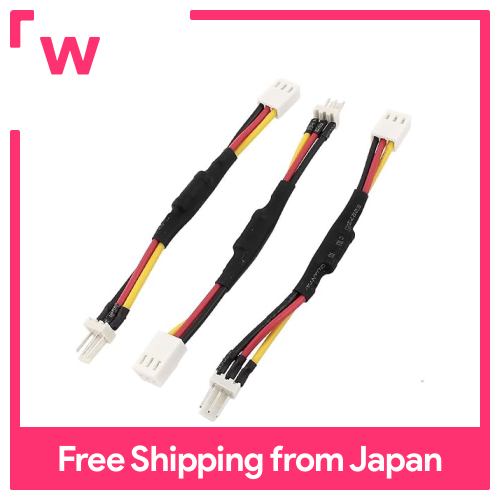 uxcell Fan Resistor Cable 3P Computer Case Fan Speed Conversion ...