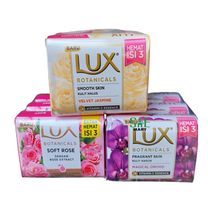 3 PCS Sabun Batang Lux Botanicals 110 Gram | Lazada Indonesia