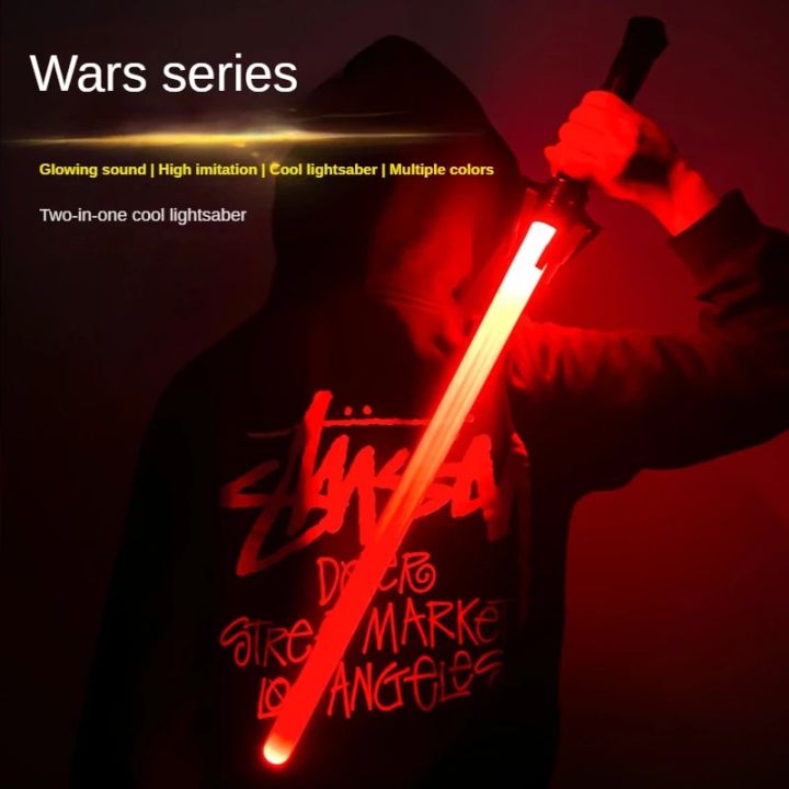 RGB Lightsaber LED Toy Sword Toys Light Saber 7 Colors Change Kids ...