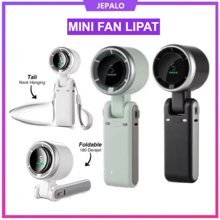 Kipas Angin Turbo Strong Portable / Mini Fan Lipat High Speed / Kipas ...