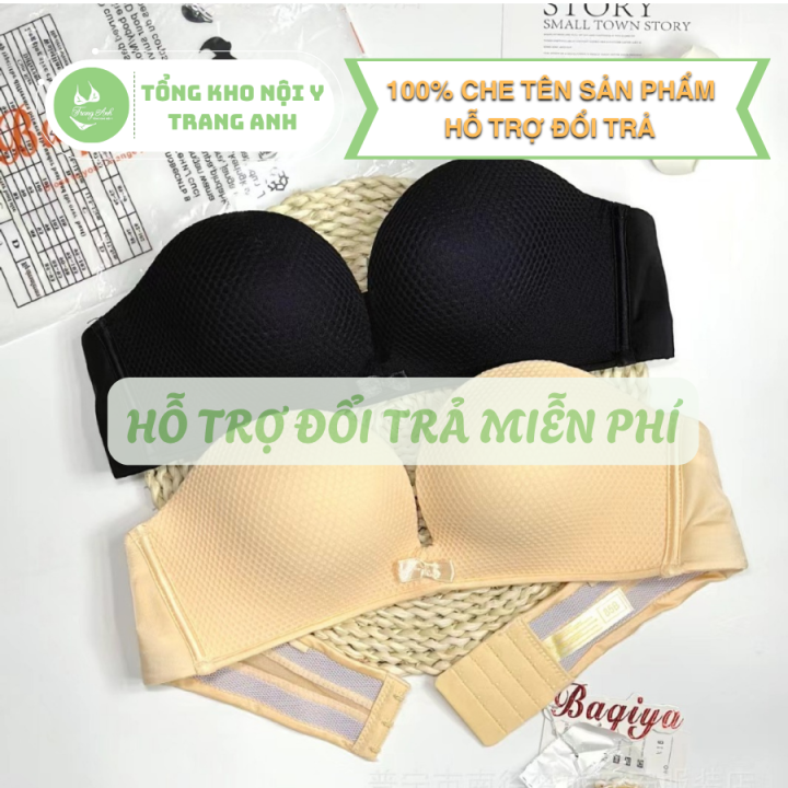 Áo Lót Nữ Đúc Su Không Dây Không Gọng Mút Dày Nâng Ngực Tạo Khe Sâu Gợi Cảm Form Chuẩn SU025 ...