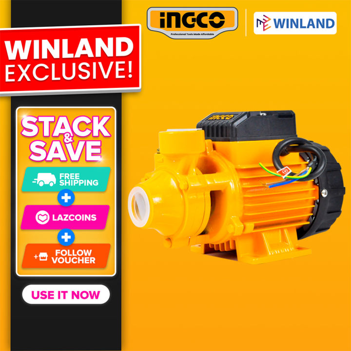 Ingco by Winland Water Peripheral Booster Motor Pump 370W (0.5HP ...