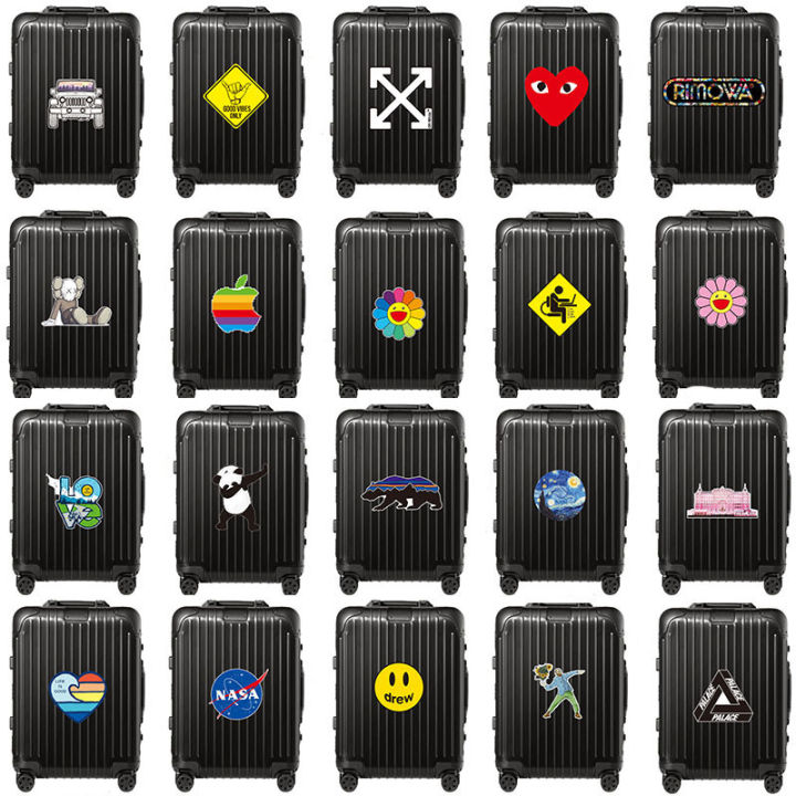 [stickers] pieces/se A5 large size luggage suitcase stickers ...