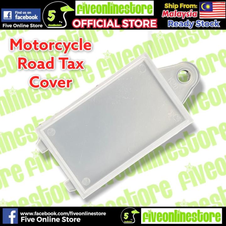 Motorcycle Roadtax Road Tax Cover Cukai Jalan Moto Motosikal Plastic ...