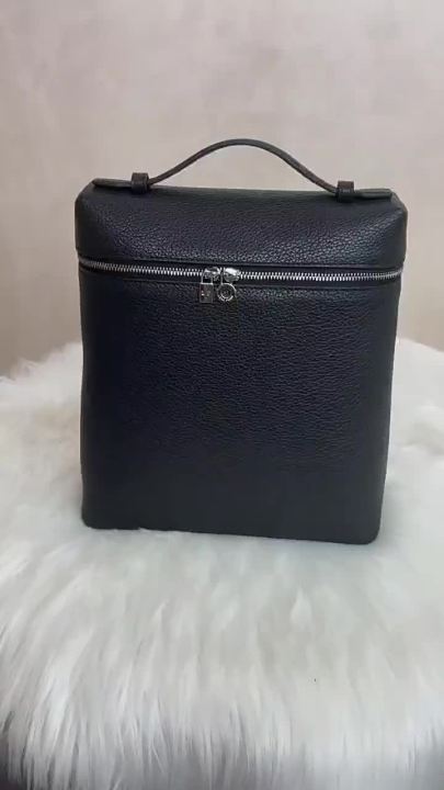 Loropiana Backpack 2023 New Large Capacity Genuine Leather LP Lunch Bag ...