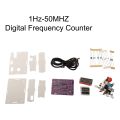 LIANKAI DIY Frequency Counter Kit 1Hz to 50MHz Oscillator Meter with ...