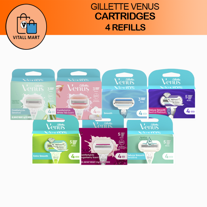 Gillette Venus Cartridges 4s | Lazada Singapore