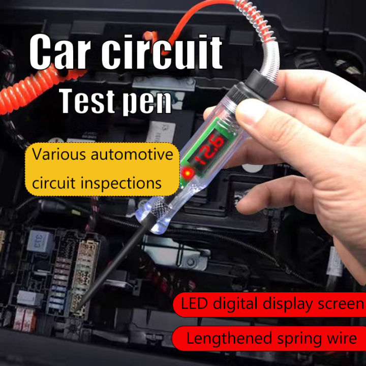 Repair electric testing pen tool/digital electric pen 3V-24V DC Vehicle ...