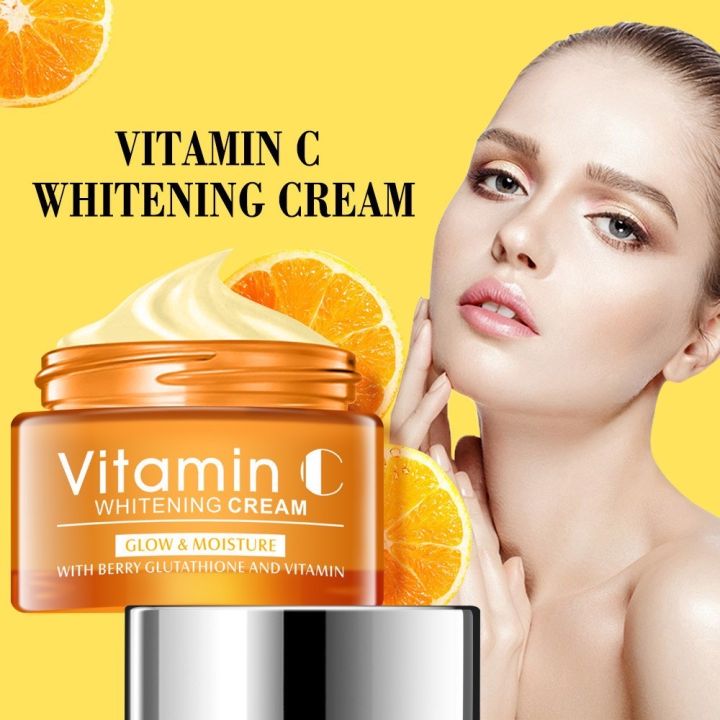 VC Face Cream ไวท์เทนนิ่งวิตามินซีครีมหน้าใส 50ML เพิ่มความกระจ่างใส ...
