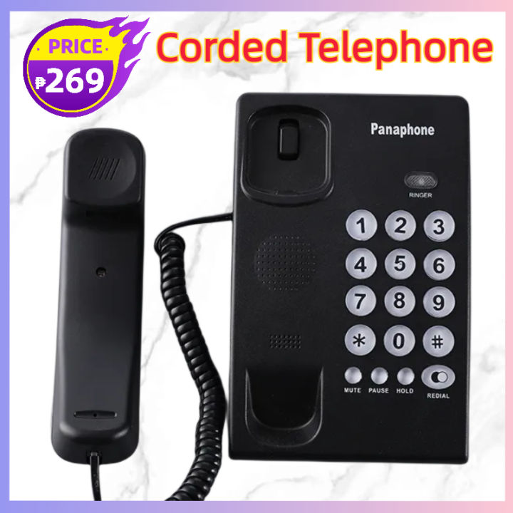Wired Phone Office Hotel Landline Telephone Home Corded Phone | Lazada PH