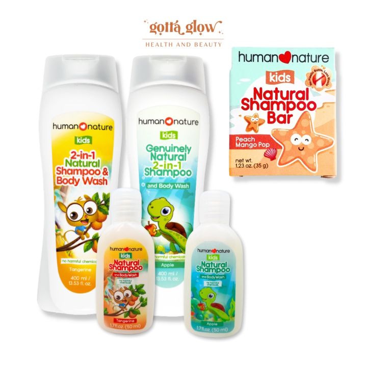 Human Nature Kids Natural Shampoo & Body Wash Shampoo Bar | Lazada PH