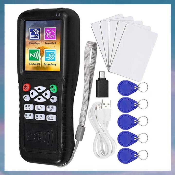 (XCTS) Multi Frequencies RFID Smart Card Programmer, RFID Reader Writer Duplicator, NFC Reader ...