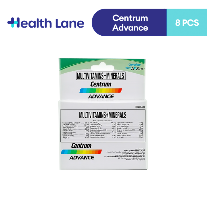Centrum Advance Bottle 8 Tablets pack of 2 | Lazada PH