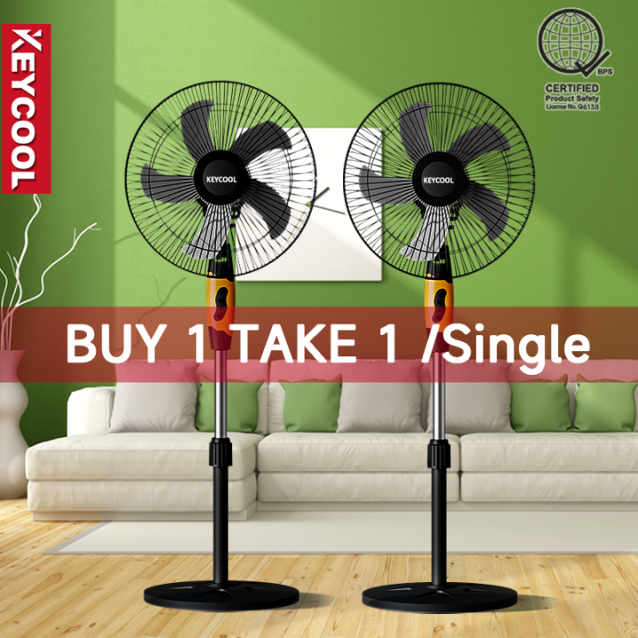 Keycool Electric fan stand fan 16 Inch 5 Blade household Energy saving ...
