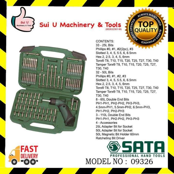 SATA 09326 80 PCS Ratcheting Screwdriver Set | Lazada