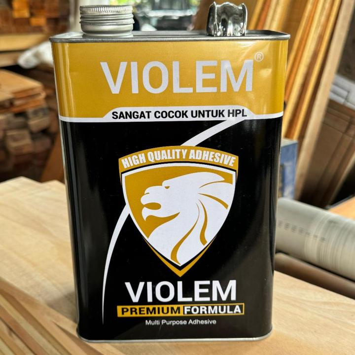 Lem Hpl lem kulit lem kayu lem vinyl lem formika Violem Premium Formula ...