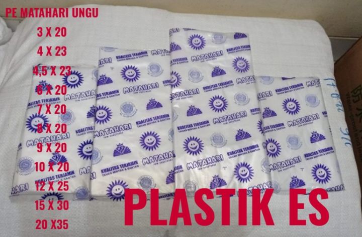 Kantong Plastik Pe / Plastik Buram Plastik Bakso Plastik Es Batu ...