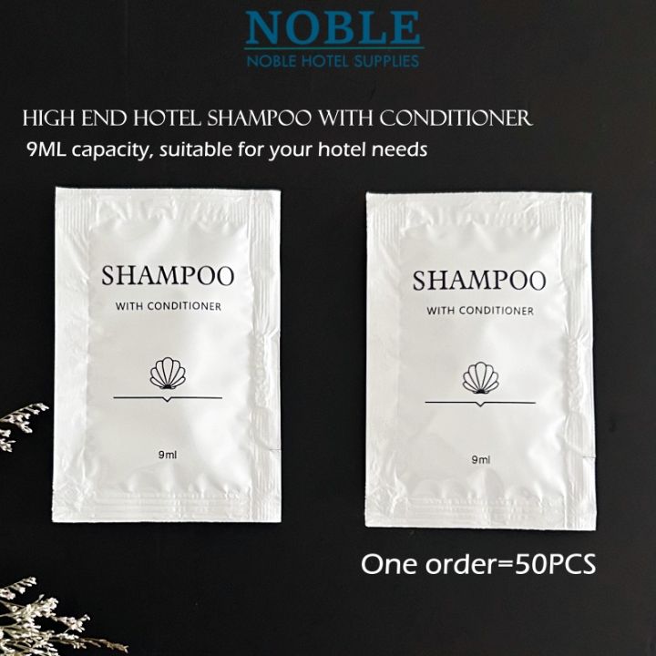 Hotel Shampoo with Conditioner Sachet 9ml Travel packaging shampoo ...