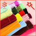 100PCS Fuzzy Wires | DIY Craft Stems | Colored Pipe Cleaners | Fuzzy ...