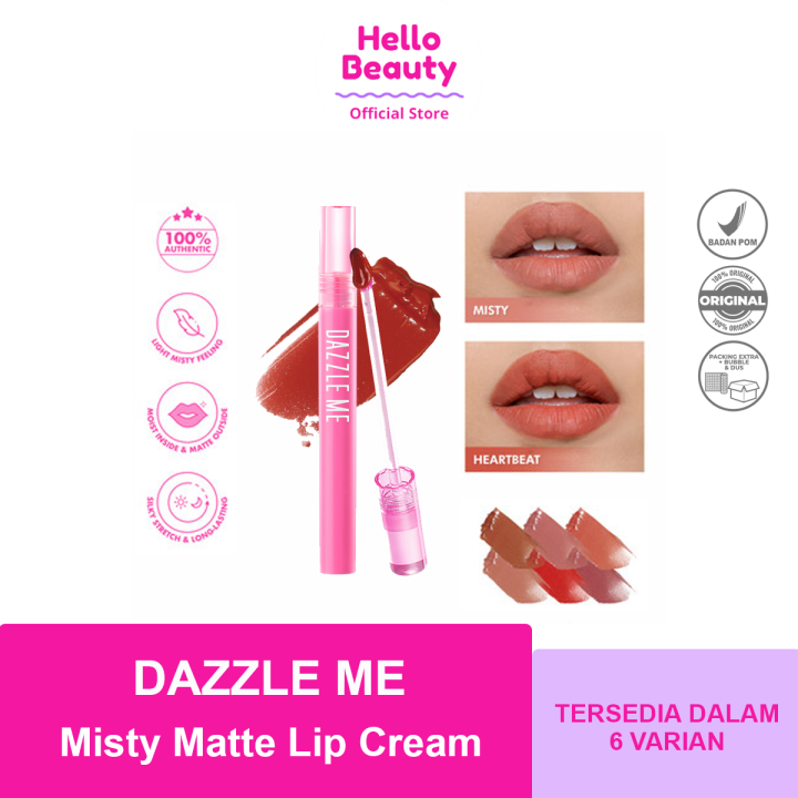 DAZZLE ME Misty Matte Lip Cream | Lazada Indonesia