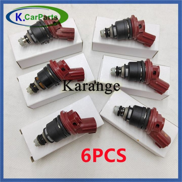 6PCS Fuel Injector For Nissan Replace 16600RR544 For Nismo 16600-RR544 Silvia Skyline SR20 S13 ...