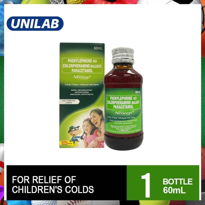 Neozep 60mL Syrup For the relief of Children's colds | Lazada PH